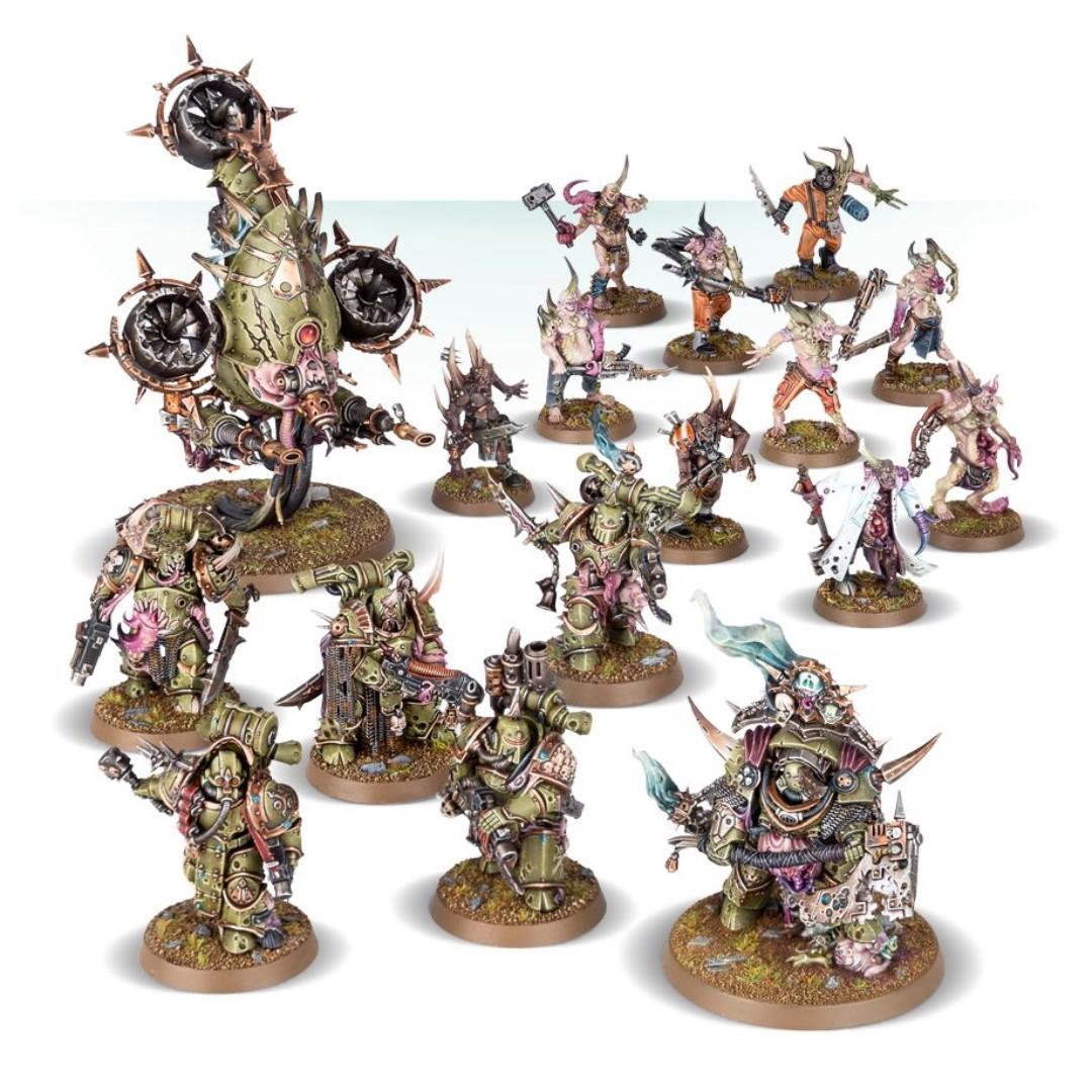 Warhammer 40k Death Guard half Sprues from Know No Fear, Hobbies & Toys ...