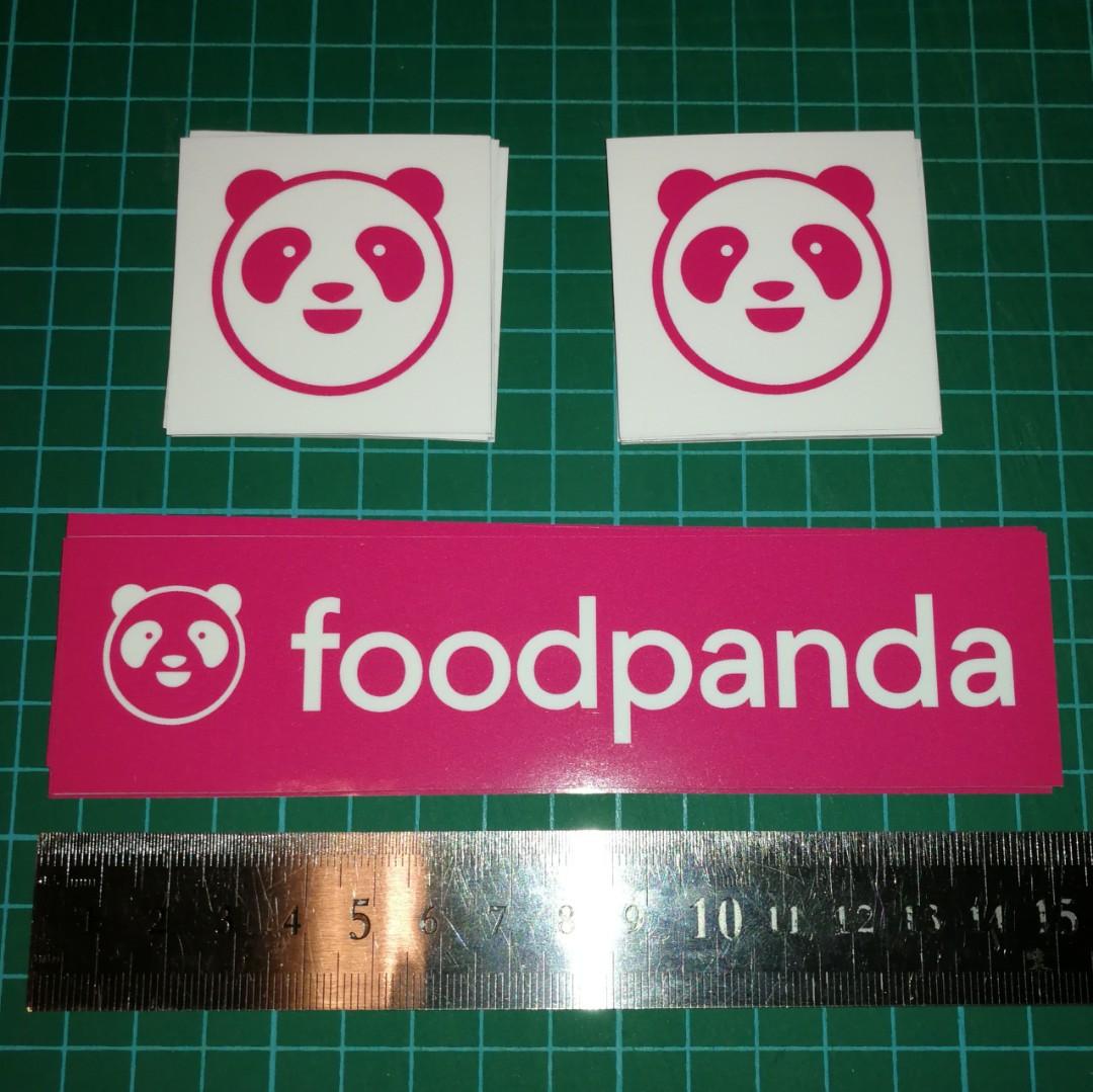 Waterproof Stickers . Food Delivery Foodpanda. Price is for 3 stickers ...