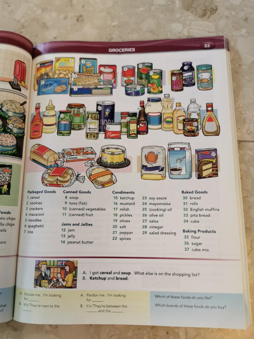 Word by Word Picture Dictionary, Hobbies & Toys, Books & Magazines ...