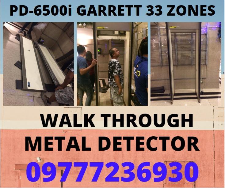 33 Zones PD-6500i Garrett Walk Through Metal Detector, Furniture & Home ...