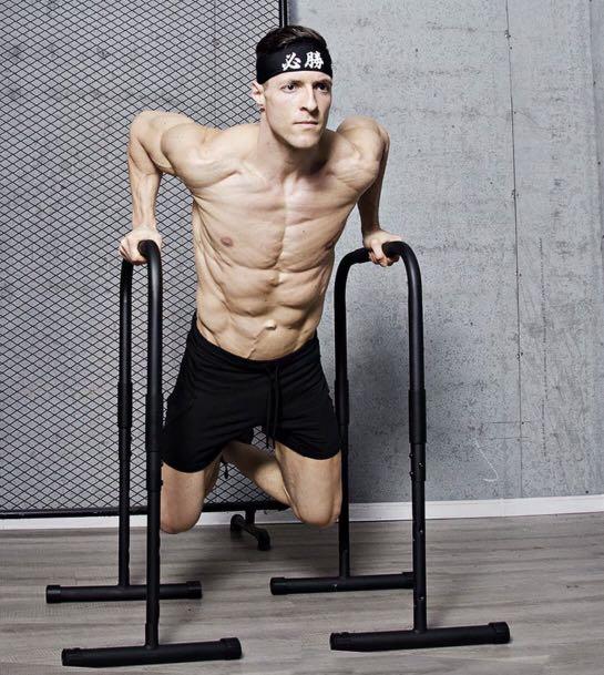 Adjustable Parallel Dip Bar Upper Body Exercise, Sports Equipment ...