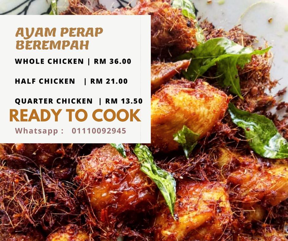 Ayam PERAP berempah, Food & Drinks, Chilled & Frozen Food on Carousell