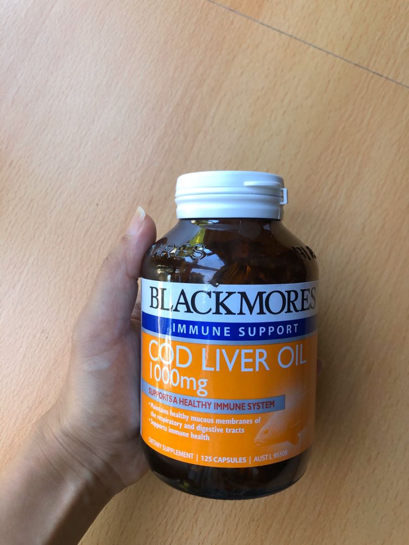 Blackmores cod liver oil - 125 capsules, Everything Else on Carousell