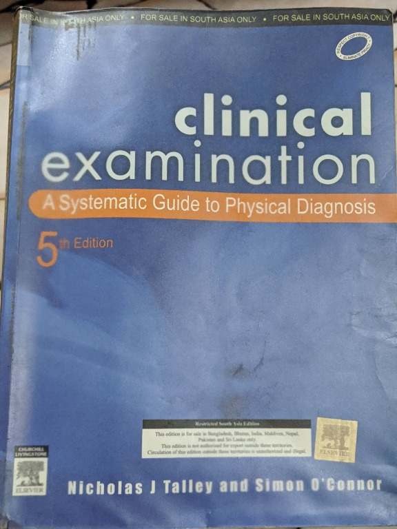 Clinical Examination: A Systematic Guide to Physical Diagnosis 5th ...