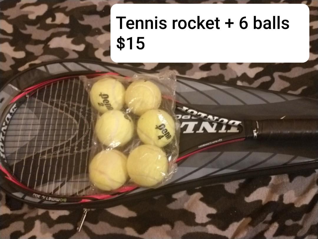 Dunlop tennis rocket, Sports, Sports & Games Equipment on Carousell