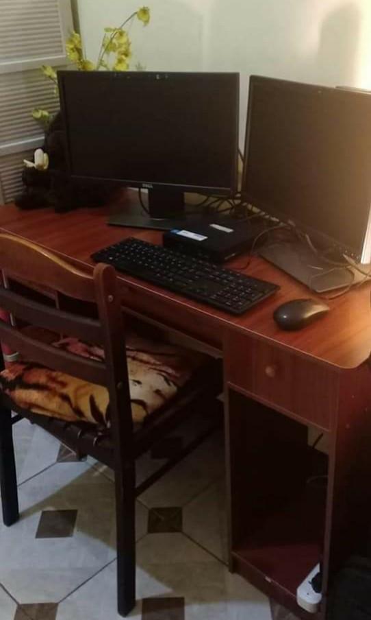 Elegant Computer Table, Furniture & Home Living, Office Furniture ...