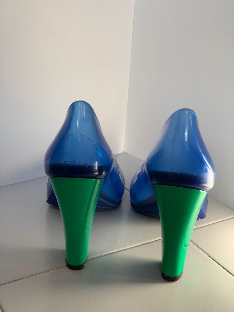 Furla Jelly Heels, Women's Fashion, Footwear, Heels on Carousell