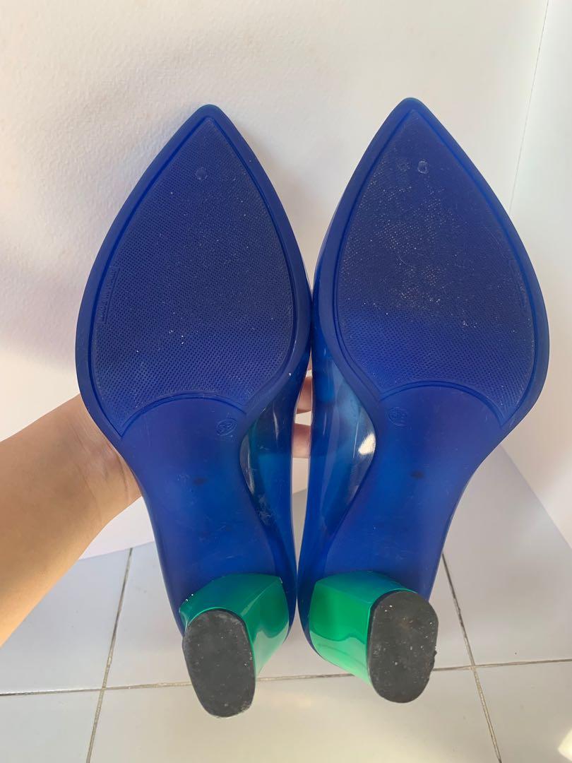 Furla Jelly Heels, Women's Fashion, Footwear, Heels on Carousell