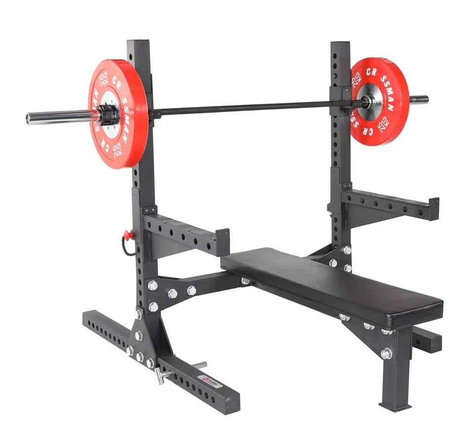 HEAVY DUTY Bench Press adjustable rack, Sports Equipment, Exercise ...