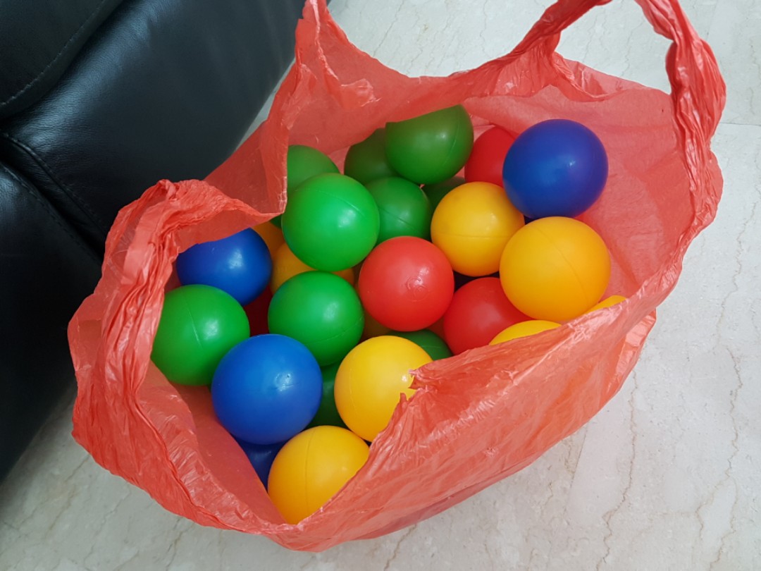 IKEA balls - washed and sterilized, Babies & Kids, Baby Nursery & Kids ...