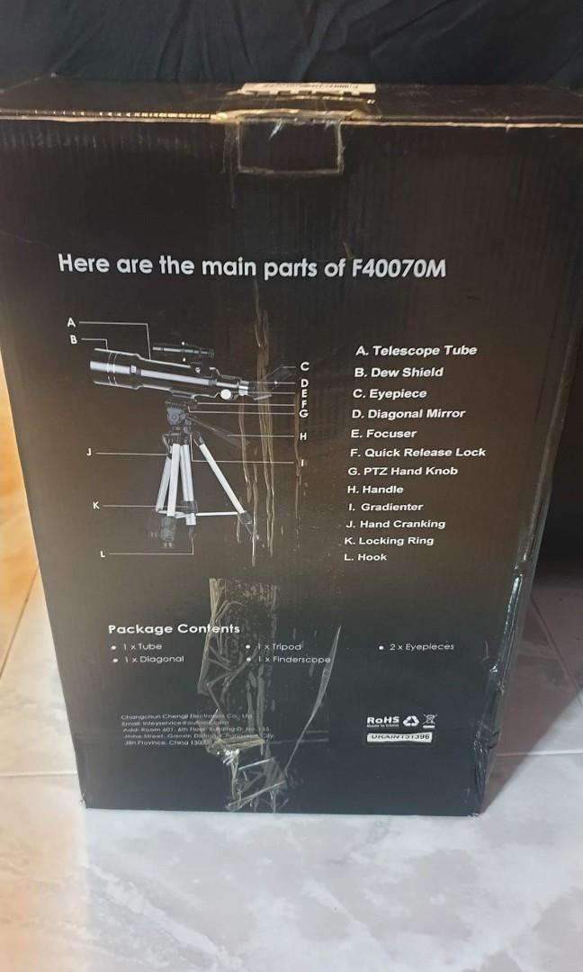 INTEY F40070M Telescope, Everything Else on Carousell