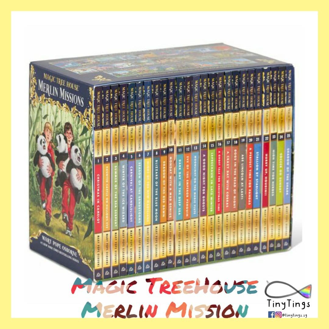 Magic Tree House Merlin Missions, Books & Stationery, Children's Books ...
