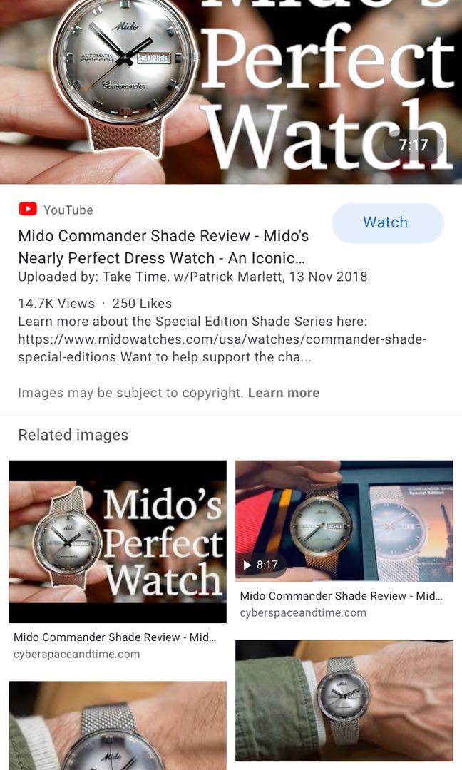 Mido Commander , Women's Fashion, Jewelry & Organisers, Precious Stones ...
