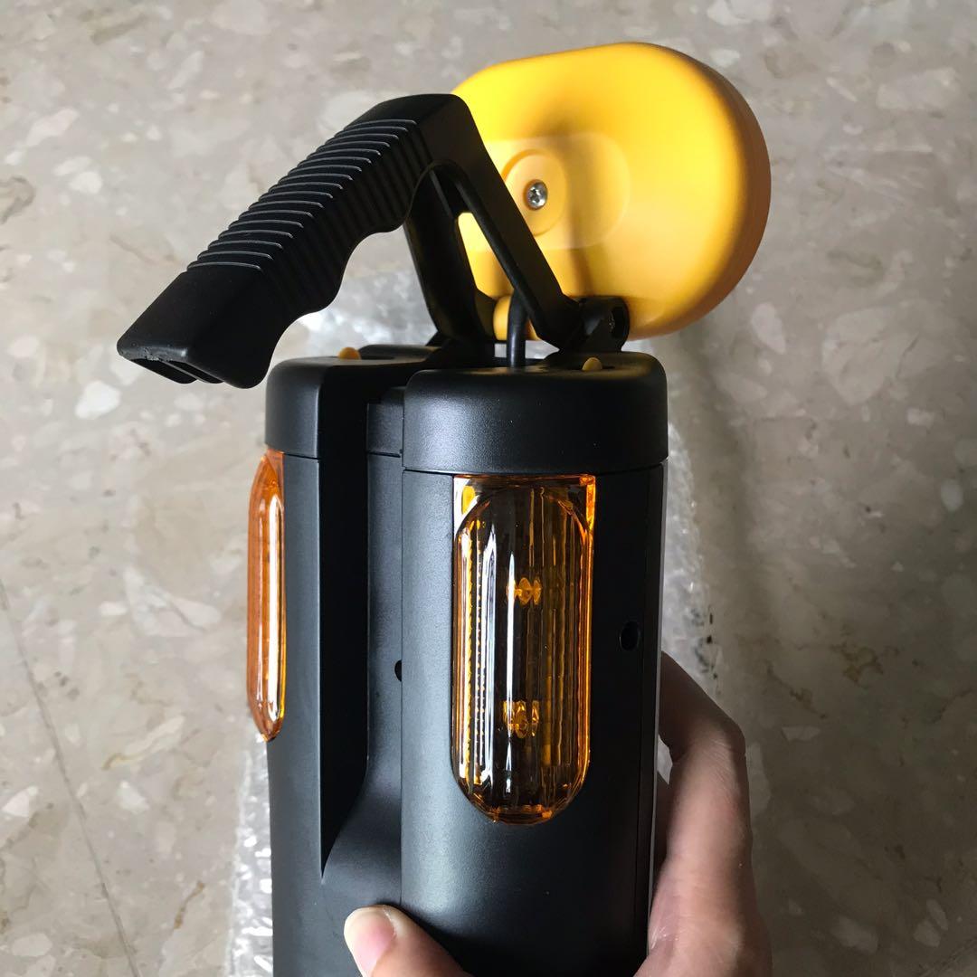 Multi purpose fluorescent lantern with emergency blinking light and ...