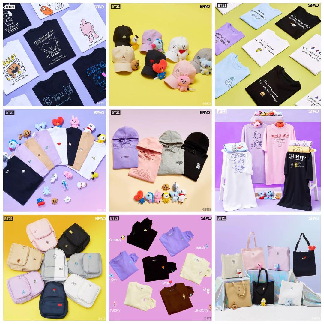 Official BT21 x SPAO Personal Shopper Service, Hobbies & Toys, Collectibles & Memorabilia, Fan ...