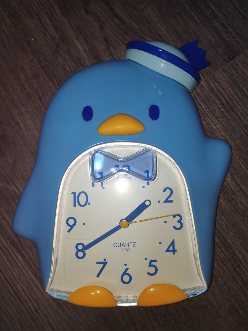 Original Sanrio Tuxedo Sam Table Clock with stand, Babies & Kids, Baby ...