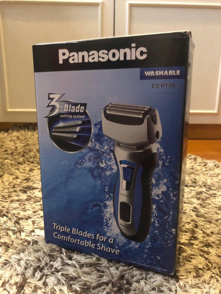 Panasonic Shaver (NEW) ES RT30 WASHABLE ReCHARGEABLE, Beauty & Personal ...