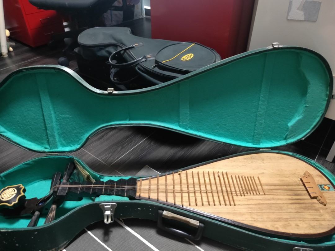 Pipa instrument with case, Hobbies & Toys, Music & Media, Musical ...