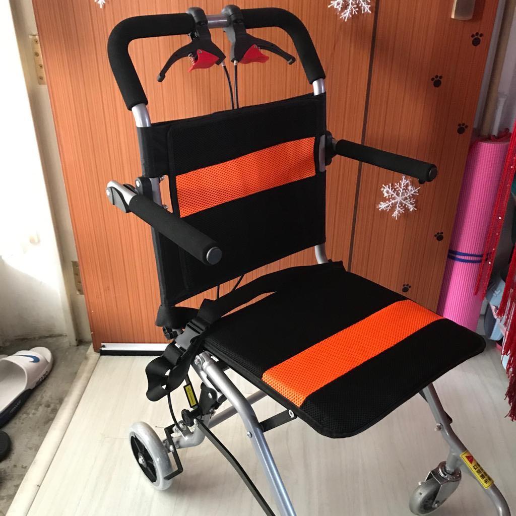 Pushchair Wheelchair aluminum lightweight foldable wheelchair elderly ...