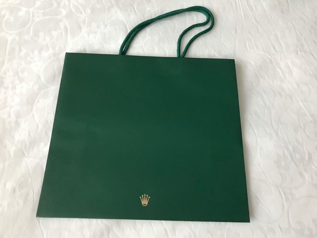 Rolex Paper Bag, Luxury, Watches on Carousell