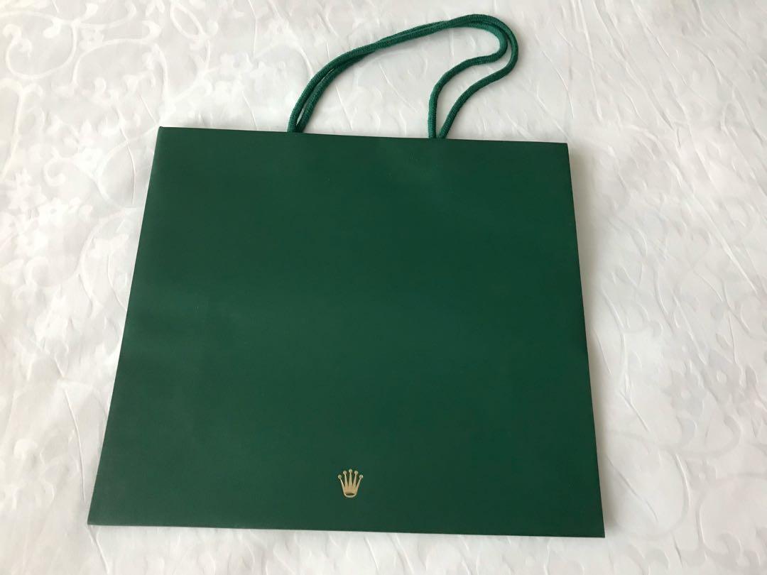 Rolex Paper Bag, Luxury, Watches on Carousell