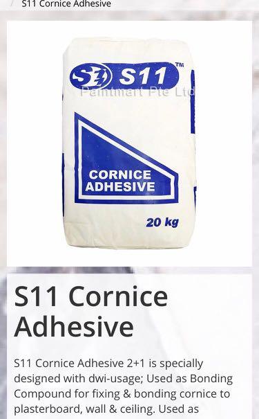 S11(stopping compound)+Cornice adhesives, Everything Else on Carousell