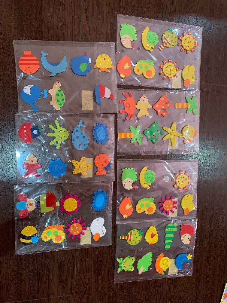 Sticker 3D dari kayu, Buku & Alat Tulis, Alat Tulis di Carousell