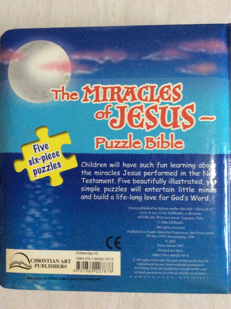 The Miracles of Jesus Puzzle Bible [With Five Six-Piece Puzzles ...