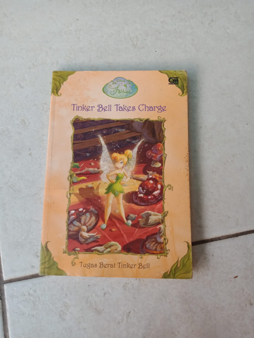Tinkerbell Takes Charge novel Disney #thr2020, Buku & Alat Tulis, Buku ...