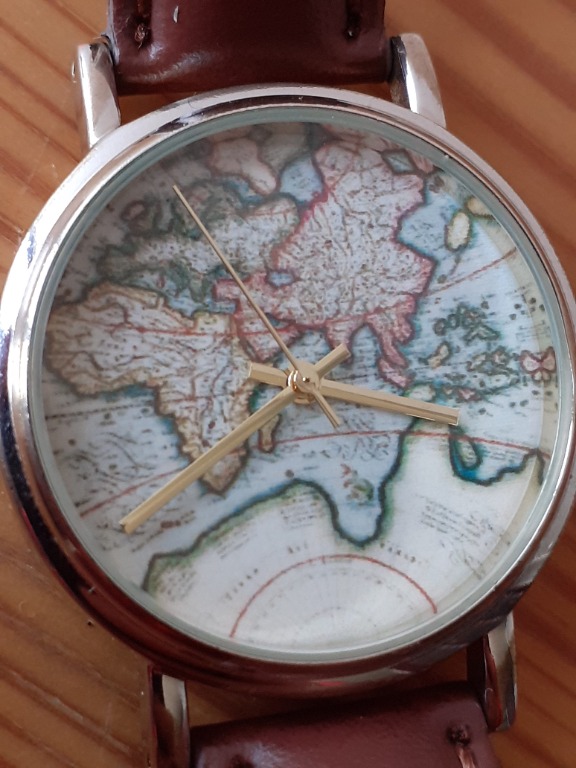 World Map Watch, Men's Fashion, Watches & Accessories, Watches on Carousell