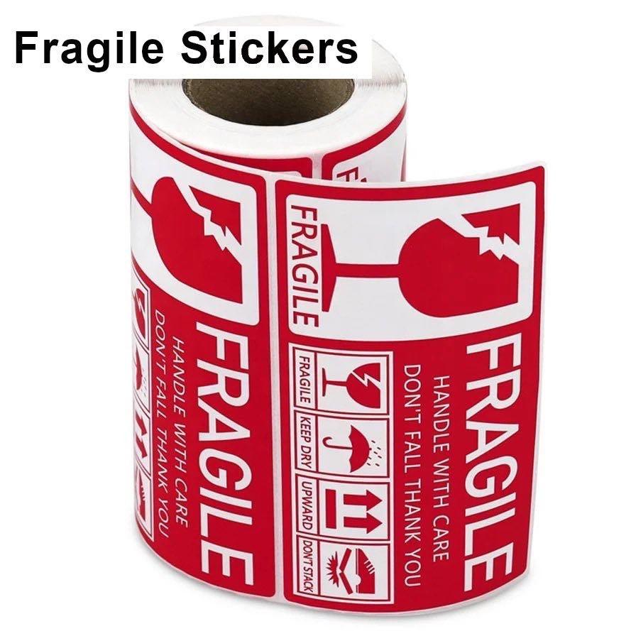 250 pcs Fragile Sticker / Packaging Labels/ Carton Box / Cargo [Local ...