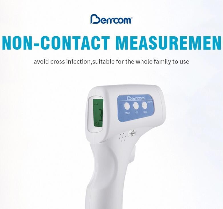 Berrcom JXB-178 Infrared Thermometer Digital Forehead Thermometers Non ...