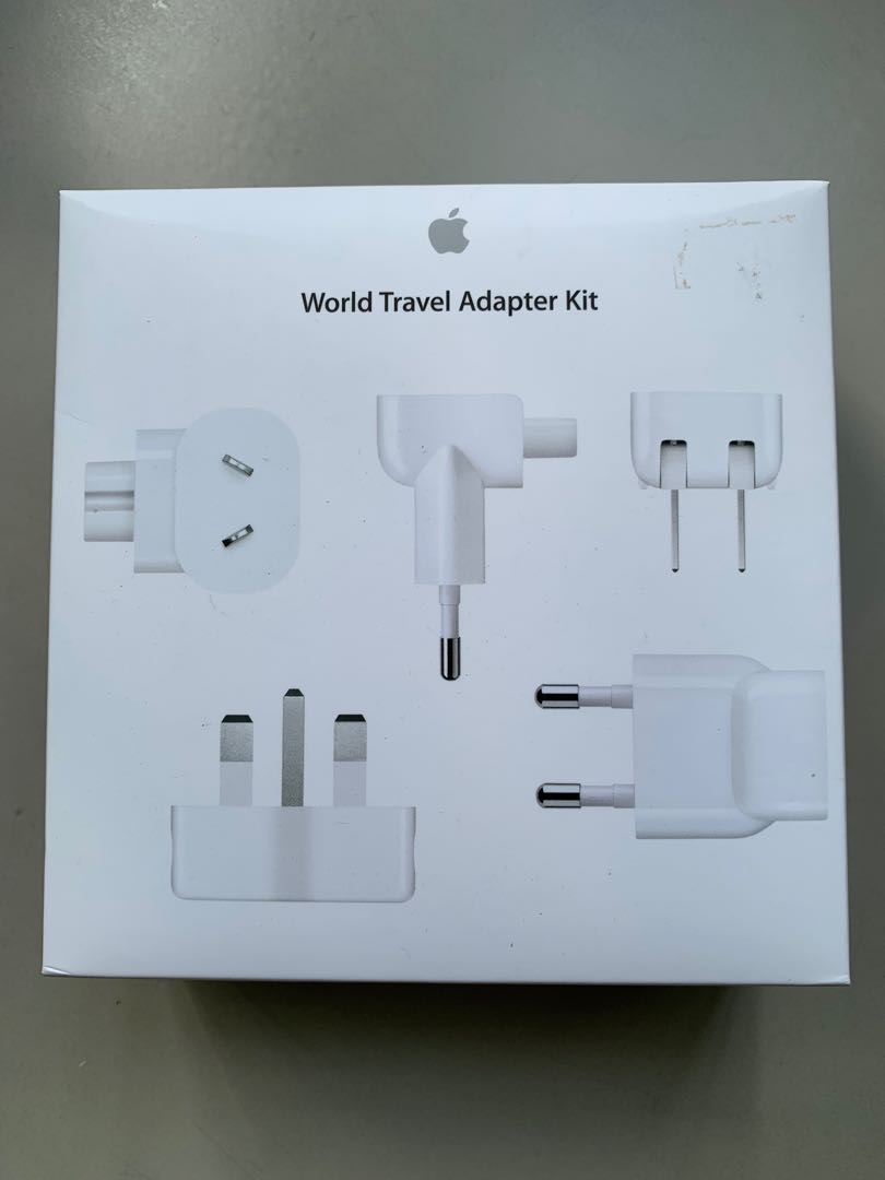 BNIB Apple World Travel Adapter Kit MD837AM/A, Mobile Phones & Gadgets ...