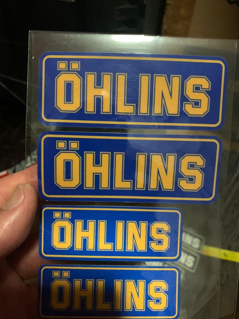 Brand New Ohlins Decals Set, Motorcycles, Motorcycle Accessories on ...