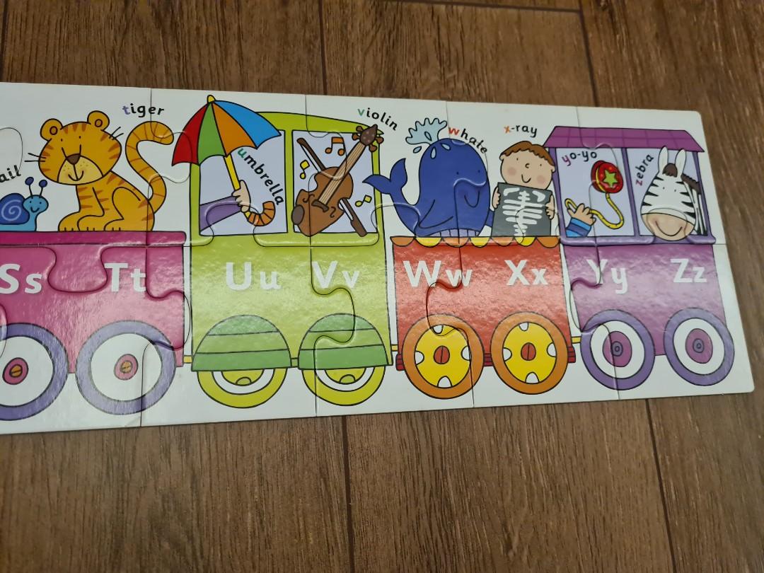 ELC alphabet train puzzle, Hobbies & Toys, Toys & Games on Carousell