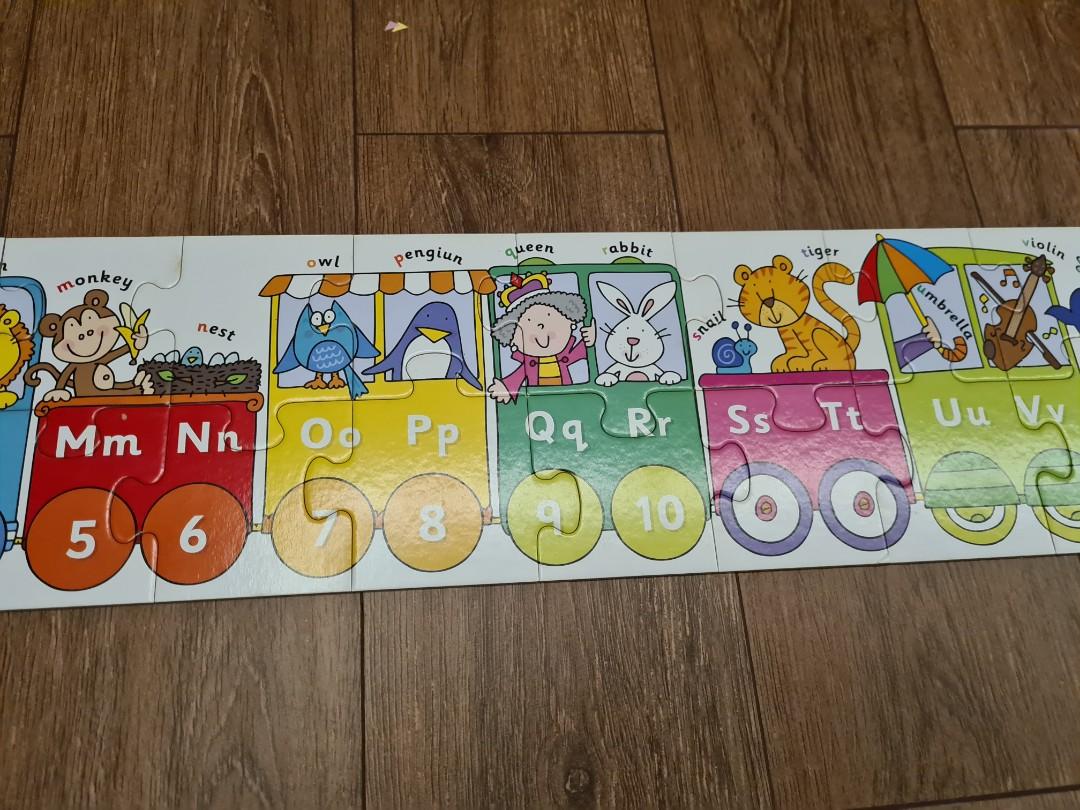 ELC alphabet train puzzle, Hobbies & Toys, Toys & Games on Carousell