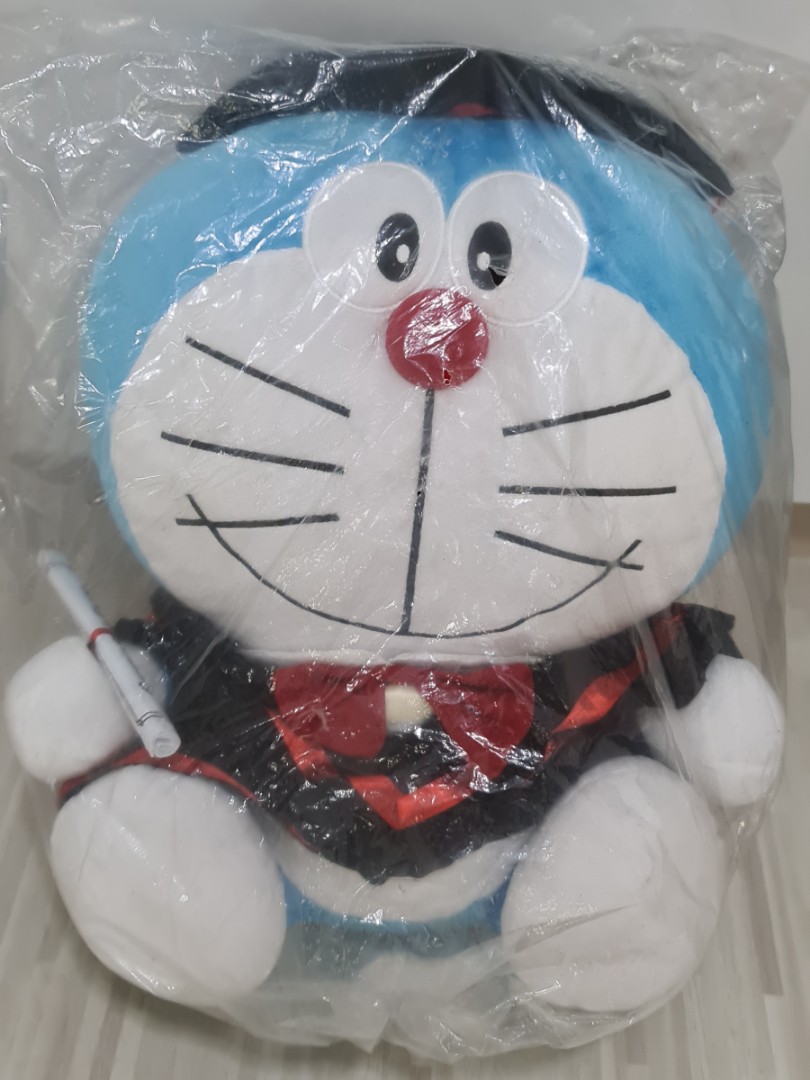 Graduation Doraemon Soft Toy, Hobbies & Toys, Toys & Games on Carousell