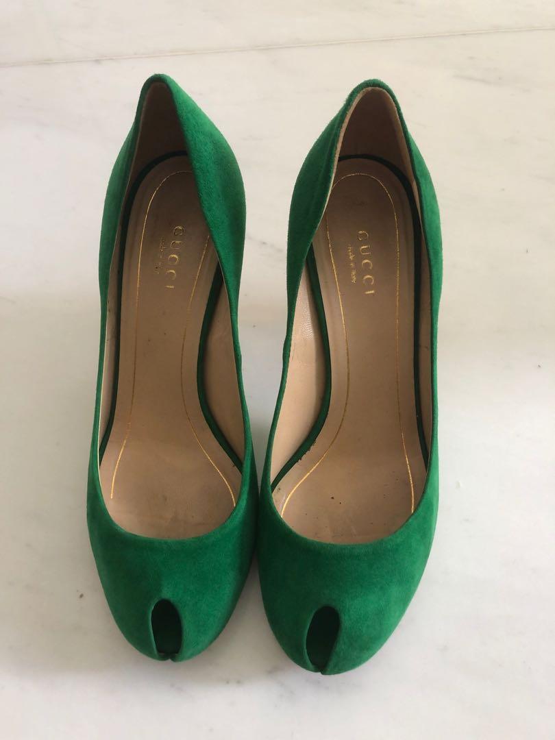 Gucci suede heels, Women's Fashion, Footwear, Heels on Carousell