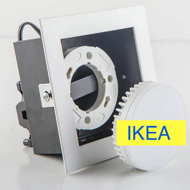 Ikea Led replaceable hold with bulb, Furniture & Home Living, Lighting ...