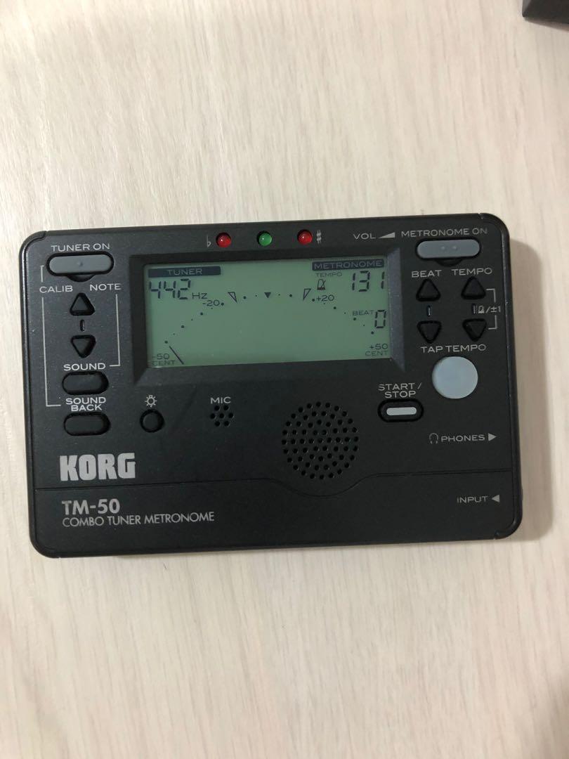 Korg TM-50 combo tuner metronome, Hobbies & Toys, Music & Media, Music Accessories on Carousell