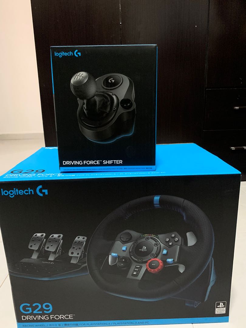 Logitech G29 Racing Wheel, Video Gaming, Gaming Accessories ...