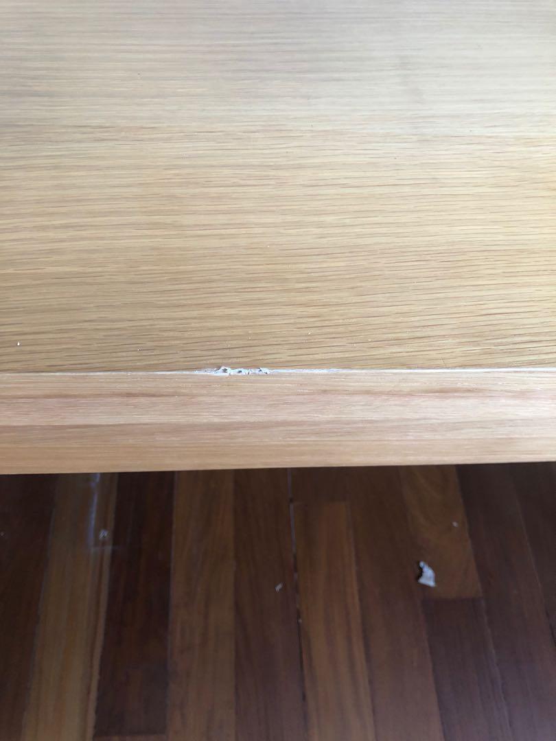 Muji Oak Extendable Dining Table, Furniture & Home Living, Furniture ...