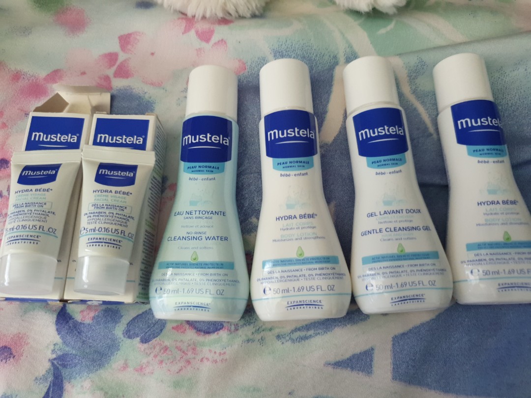 MUSTELA 6X SET BODY & FACE KIT, Babies & Kids, Bathing & Changing ...