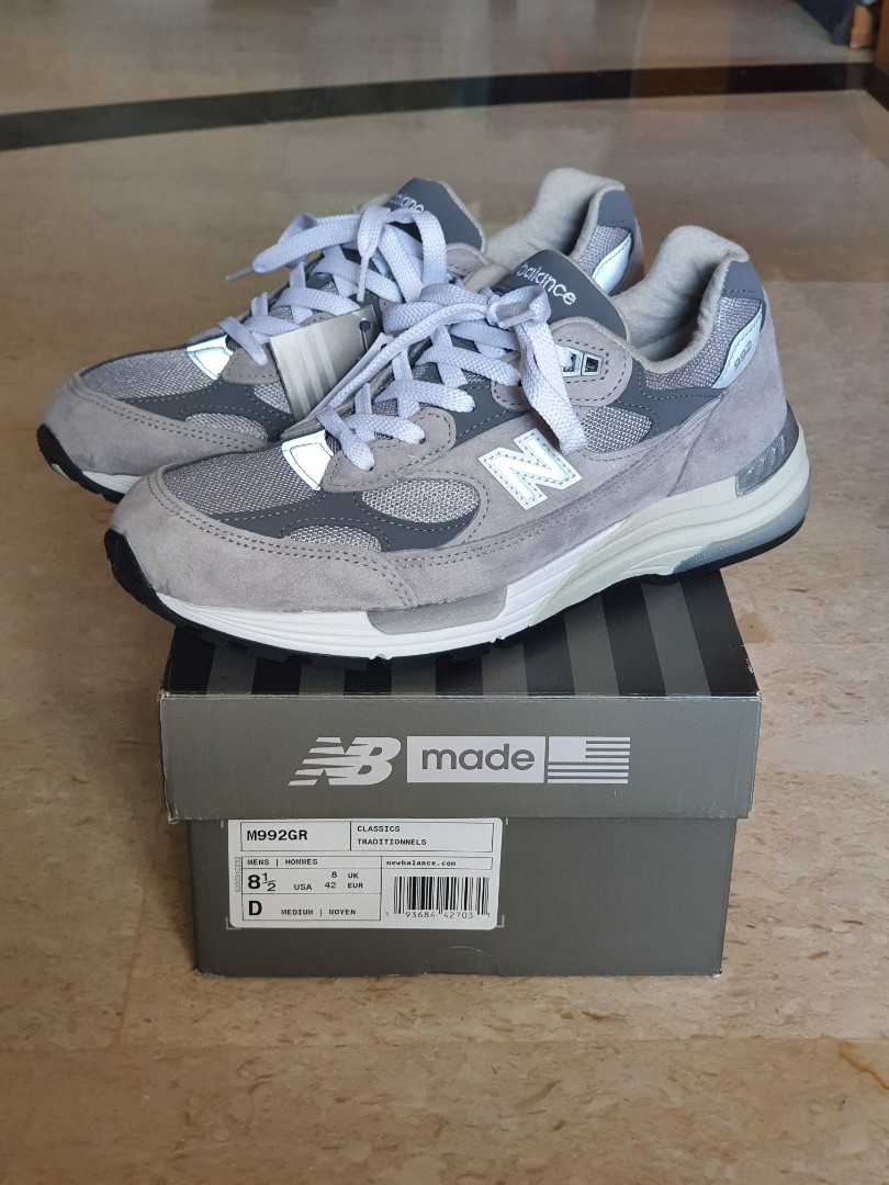 New Balance 992 M992 M992GR 992GR, Men's Fashion, Footwear, Sneakers on Carousell