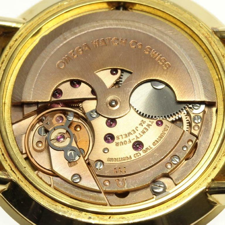 OMEGA Deville cal,711 Automatic Leather Belt Men's Watch - Pre order ...