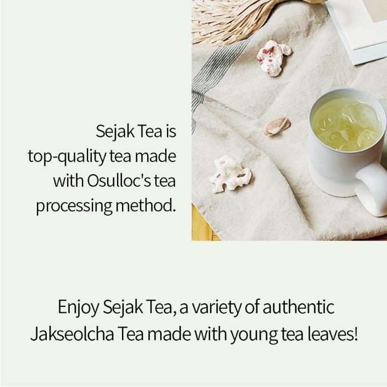 OSULLOC Sejak Green Tea (10 Pyramid Tea Bags), Furniture & Home Living ...