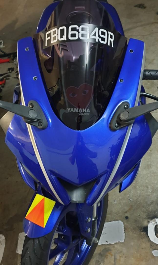 [R15 V3] Mask R15 V3 Model R6 (without LED), Motorcycles, Motorcycle ...