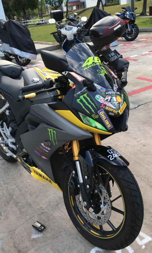 [R15 V3] Mask R15 V3 Model R6 (without LED), Motorcycles, Motorcycle ...