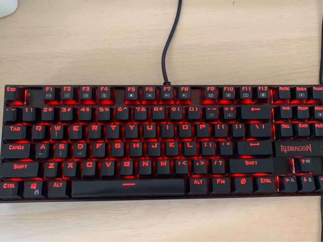 Red Dragon Mechanical Keyboard, Computers & Tech, Parts & Accessories ...