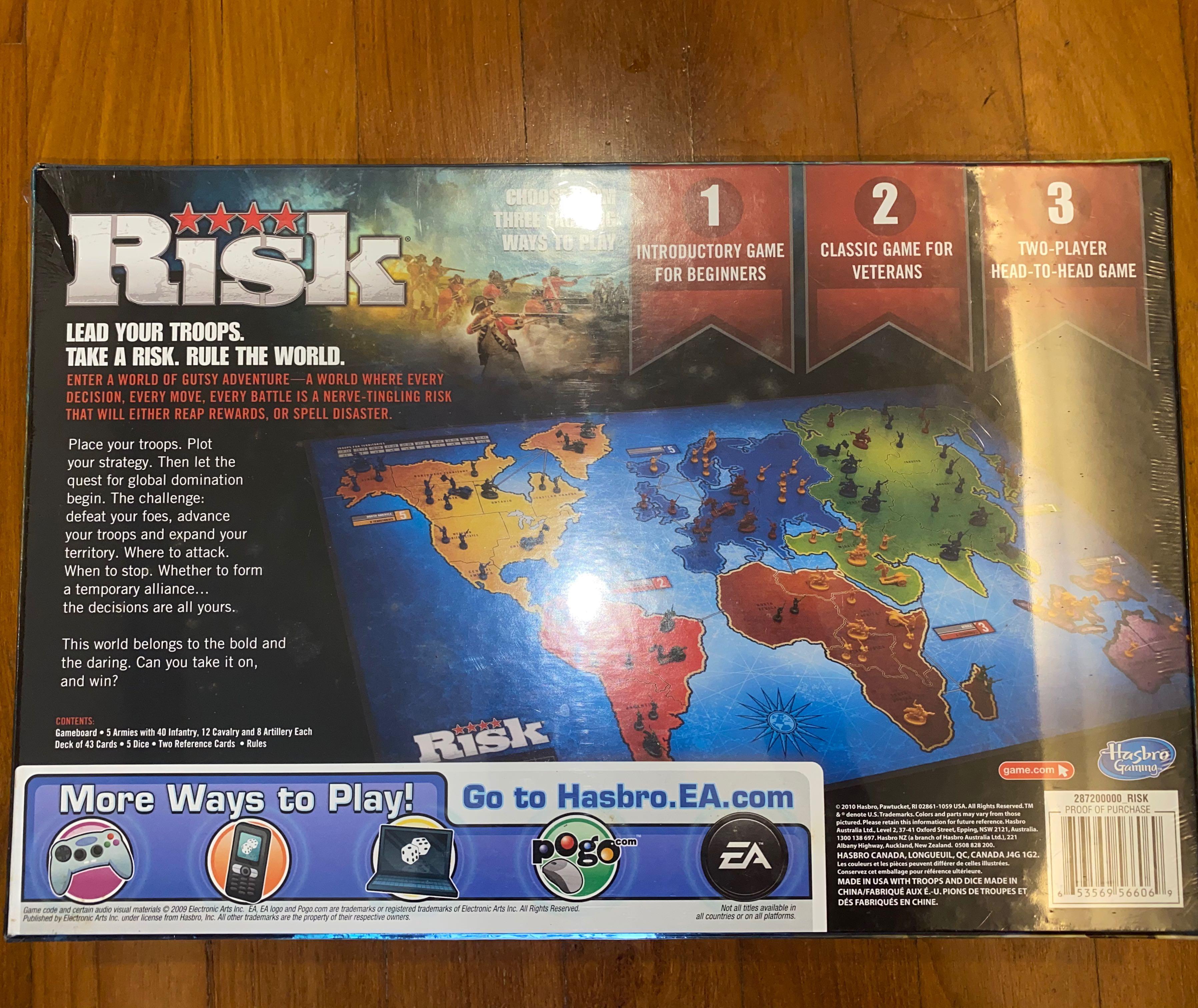 Risk Board Game (Brand New), Hobbies & Toys, Toys & Games on Carousell